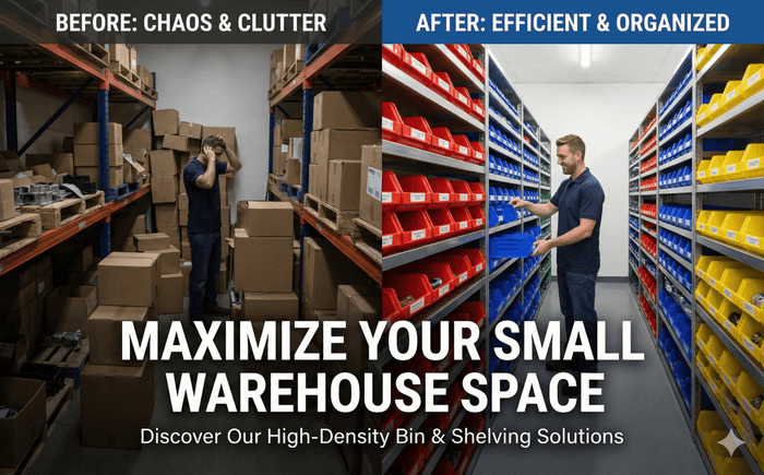 Best Small Warehouse Storage Solutions: Bin & Shelving Packages