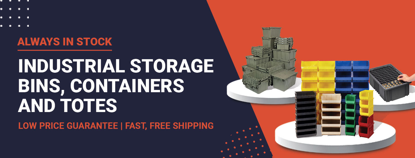 Industrial Storage Containers, Totes & Bins – Industrial 4 Less