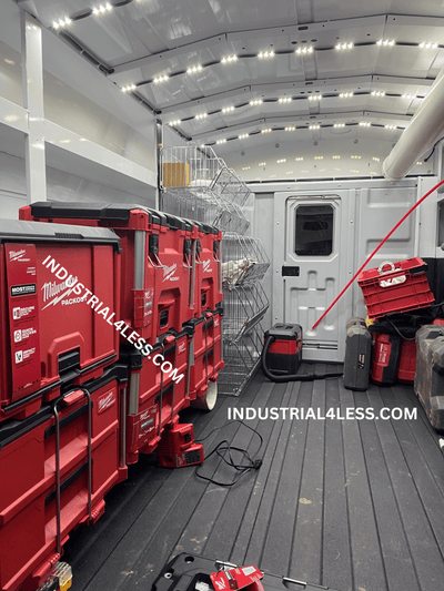 PVC Fitting Storage Rack - Heavy-Duty Wire Basket Shelving for Plumbin