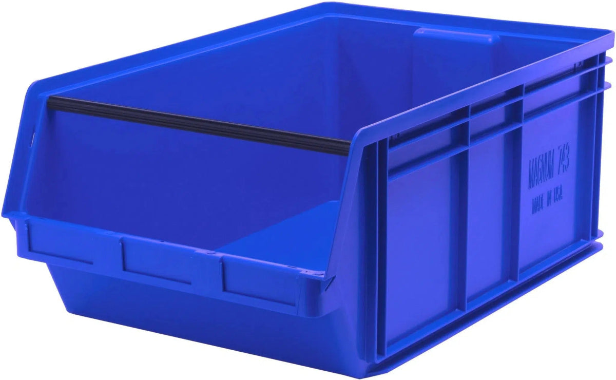 Quantum Storage QMS743 - 29" x 18-3/8" x 11-7/8" Stackable Storage Bins