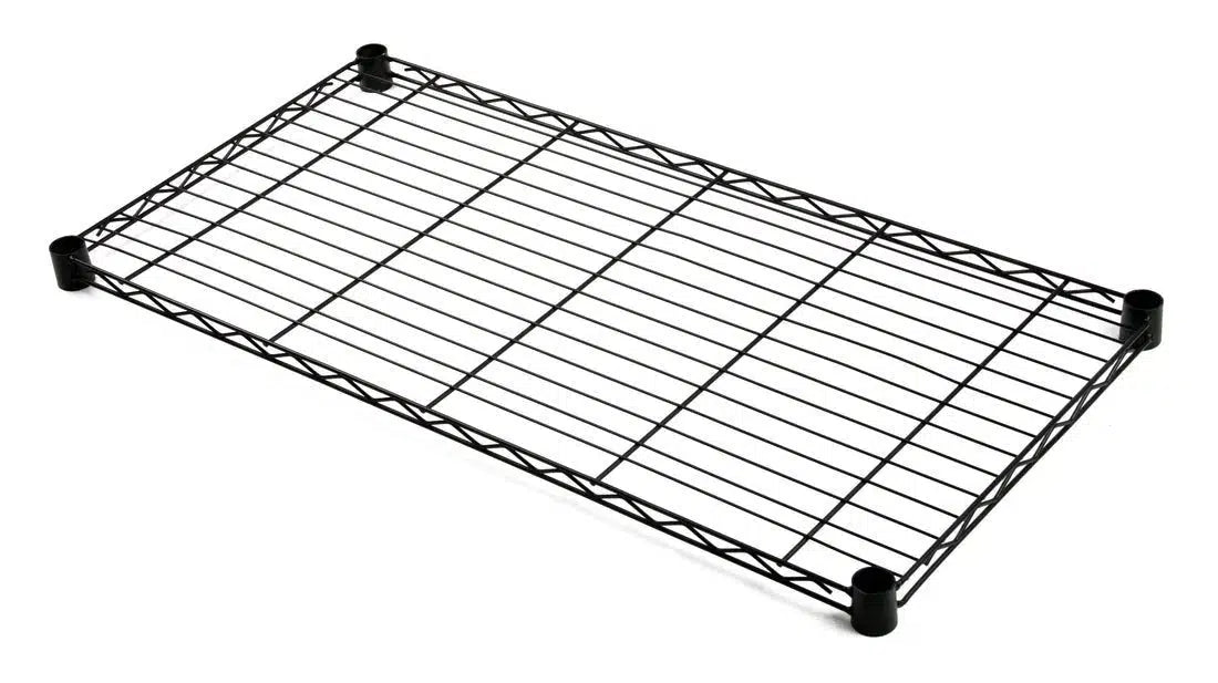 12 x 36 Black Wire Shelf