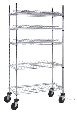 SMT Reel Shelving Carts - ESD Safe, Conductive Reel Carts