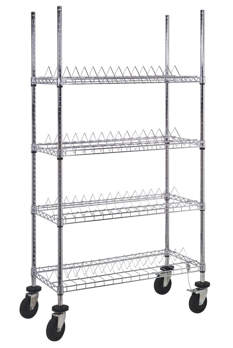 SMT Reel Shelving Carts - ESD Safe, Conductive Reel Carts