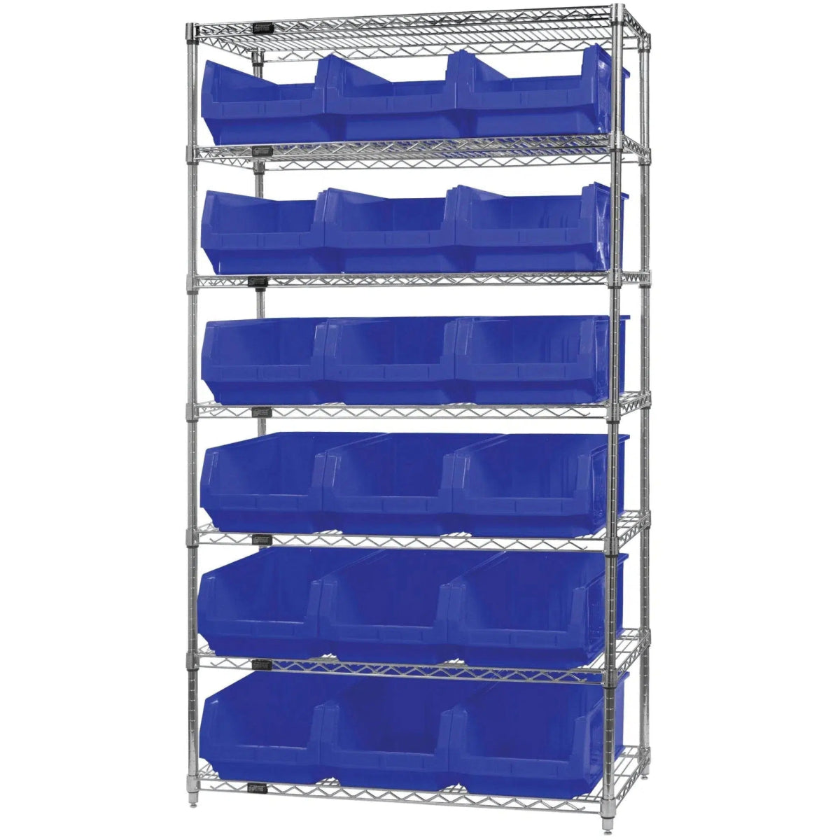 Quantum WR7-532 | 18x42x74 Wire Shelf Bin Organizer